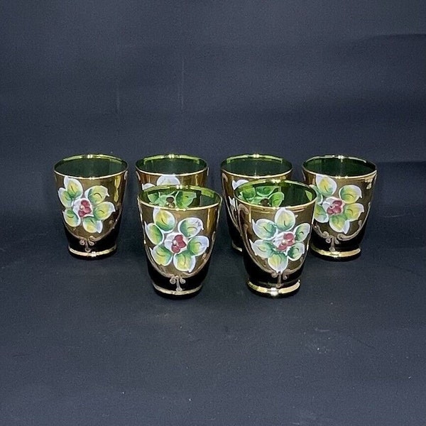 Bohemian Czech Shot Glasses - Etsy