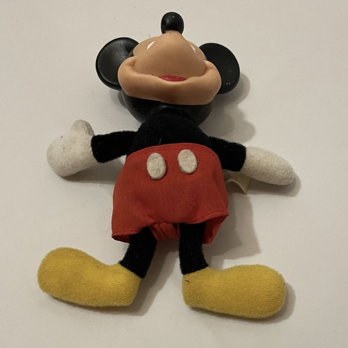 Walt Disney Mini Collection Mickey Mouse Applause Rubber Face Soft Body ...