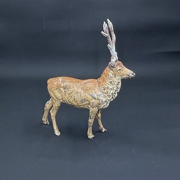 Antique Deer Figurine - Etsy