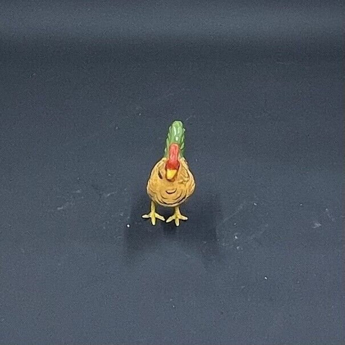 Elastolin Rooster Chicken Composition Farm Figure Figurine Metal Feet ...