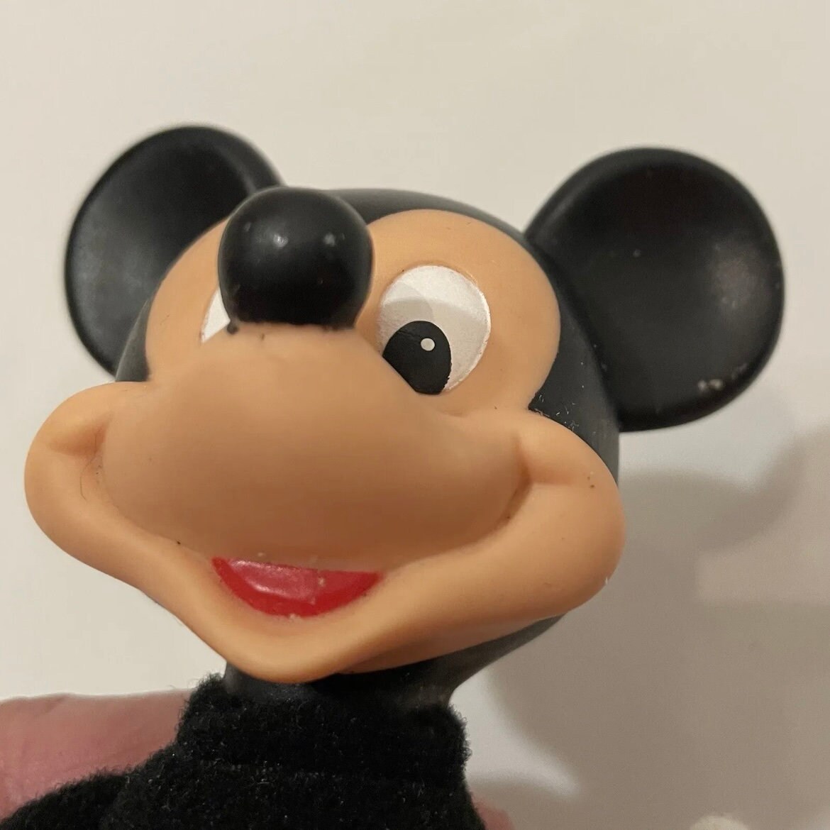 Walt Disney Mini Collection Mickey Mouse Applause Rubber Face Soft Body ...