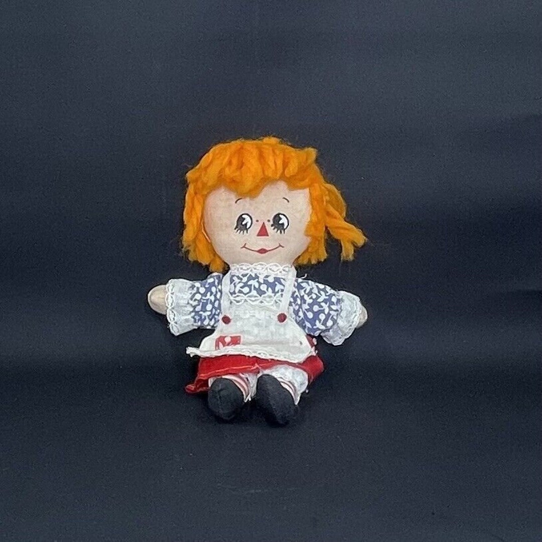 Vintage Raggedy Ann 6" Mini Doll Hallmark Knickerbocker - Etsy