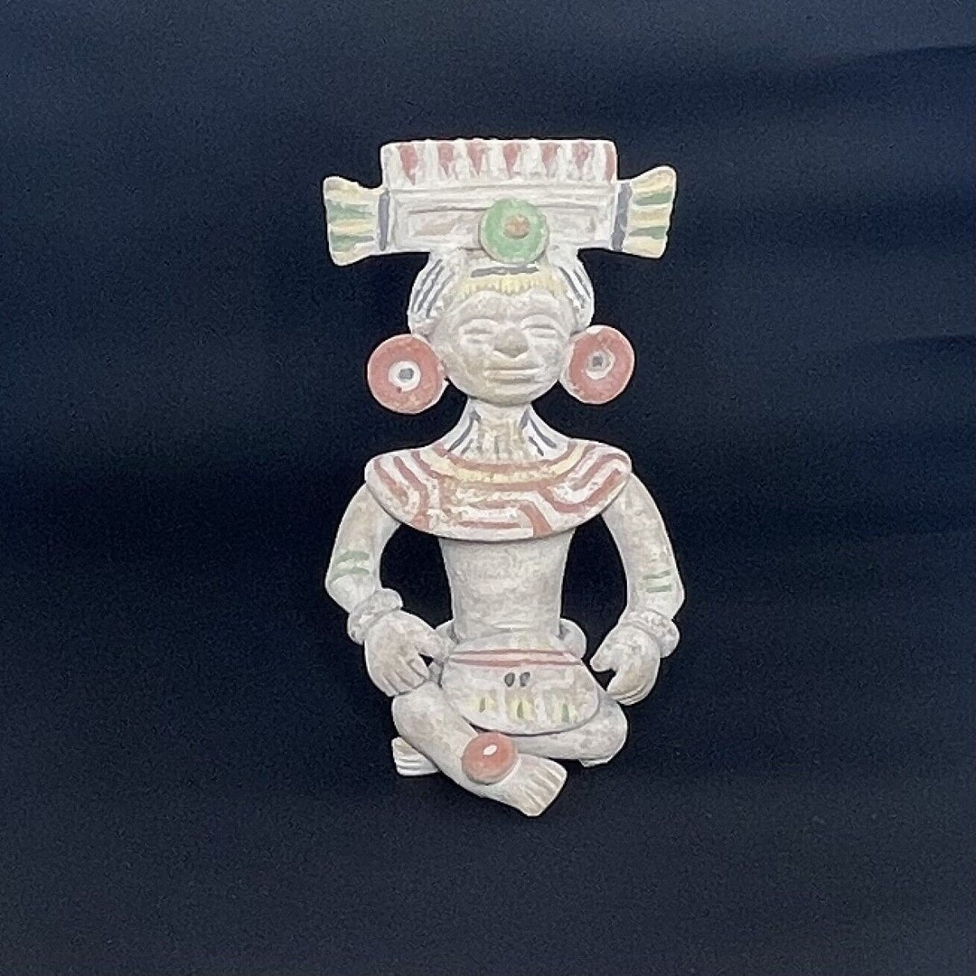 Teotihuacan Nobility Aztec Pre Columbian Pottery Figure - Etsy