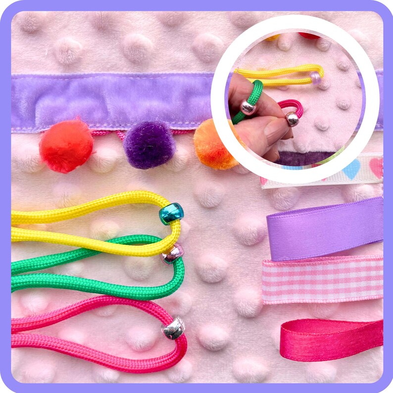 Personalised Sensory Fidget Blanket: Medium Calming Sensory Mat for ...