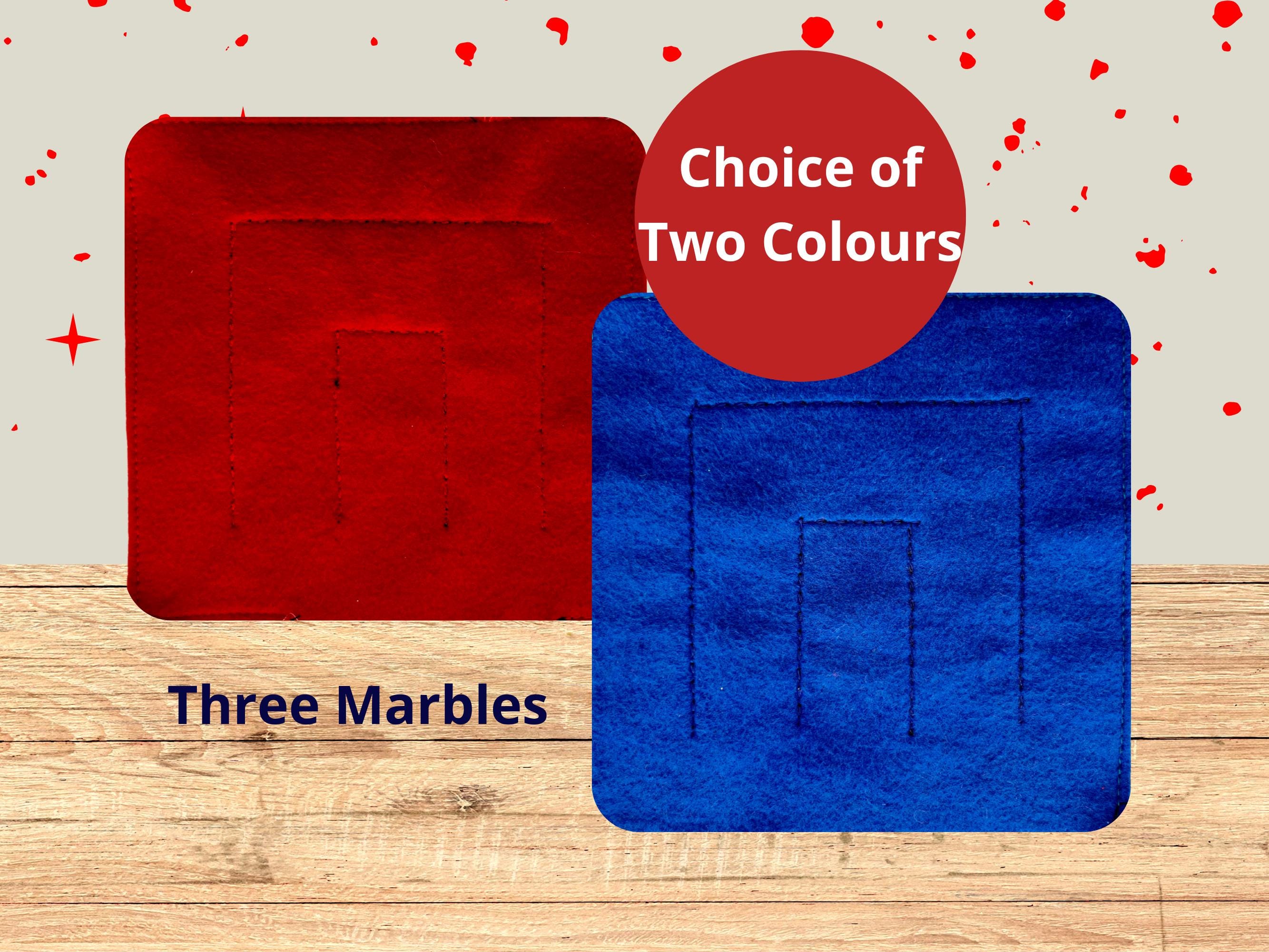 Small Personalised Marble Run Maze, Travel Sized Fidget Mat, Soothing ...