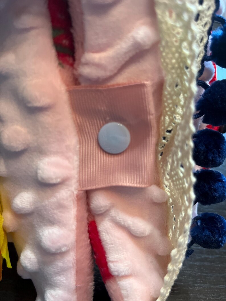 Small Colourful Bright Wrist Muff, Textured Tactile Activity Pad ...