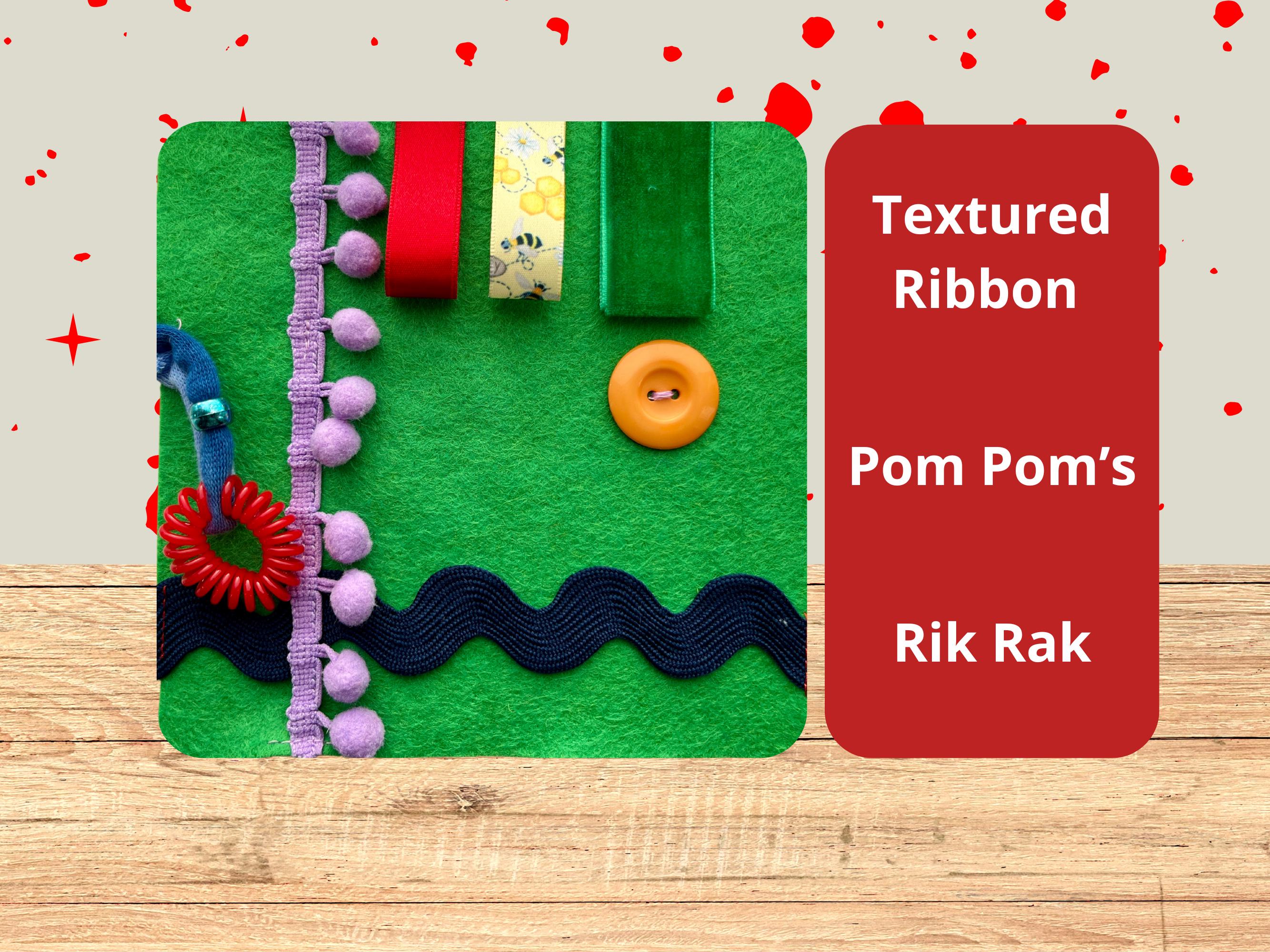 Small Personalised Marble Run Maze, Travel Sized Fidget Mat, Soothing ...