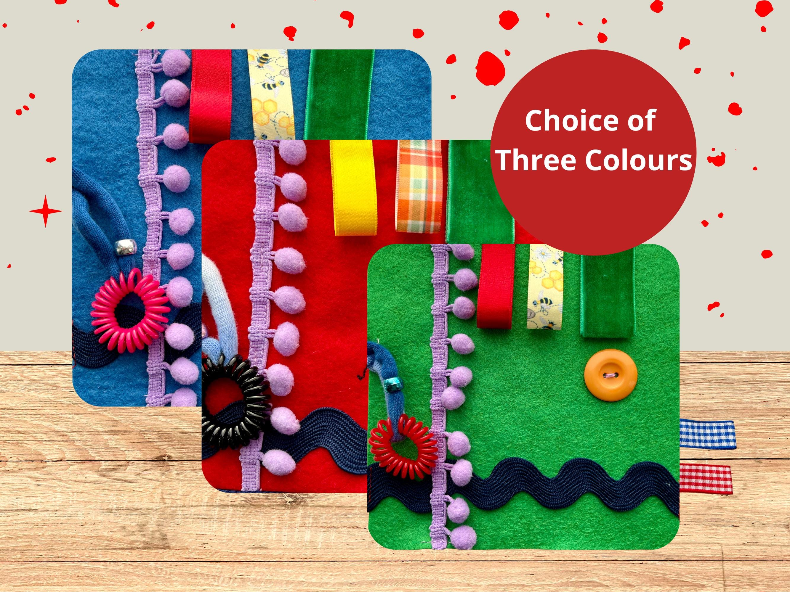 Small Personalised Marble Run Maze, Travel Sized Fidget Mat, Soothing ...