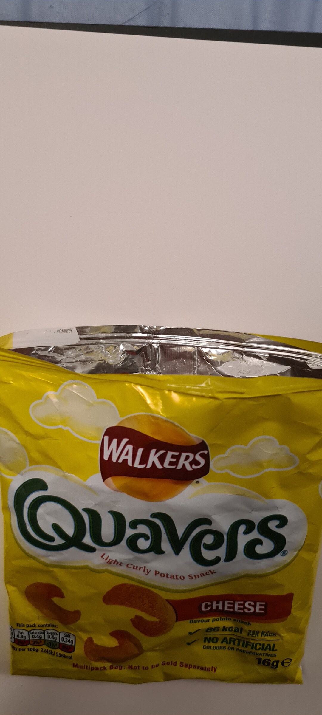 Empty Packet of Quavers - Etsy