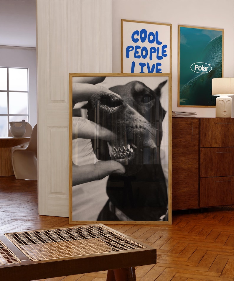Aesthetic Dog Print for Bedroom - Wall Art Poster Print Poster Wall Art ...