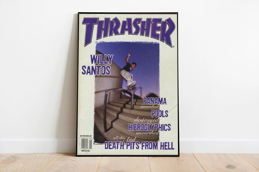 Thrasher Magazine Poster for Bedroom Classic Magazine Poster Art Poster ...