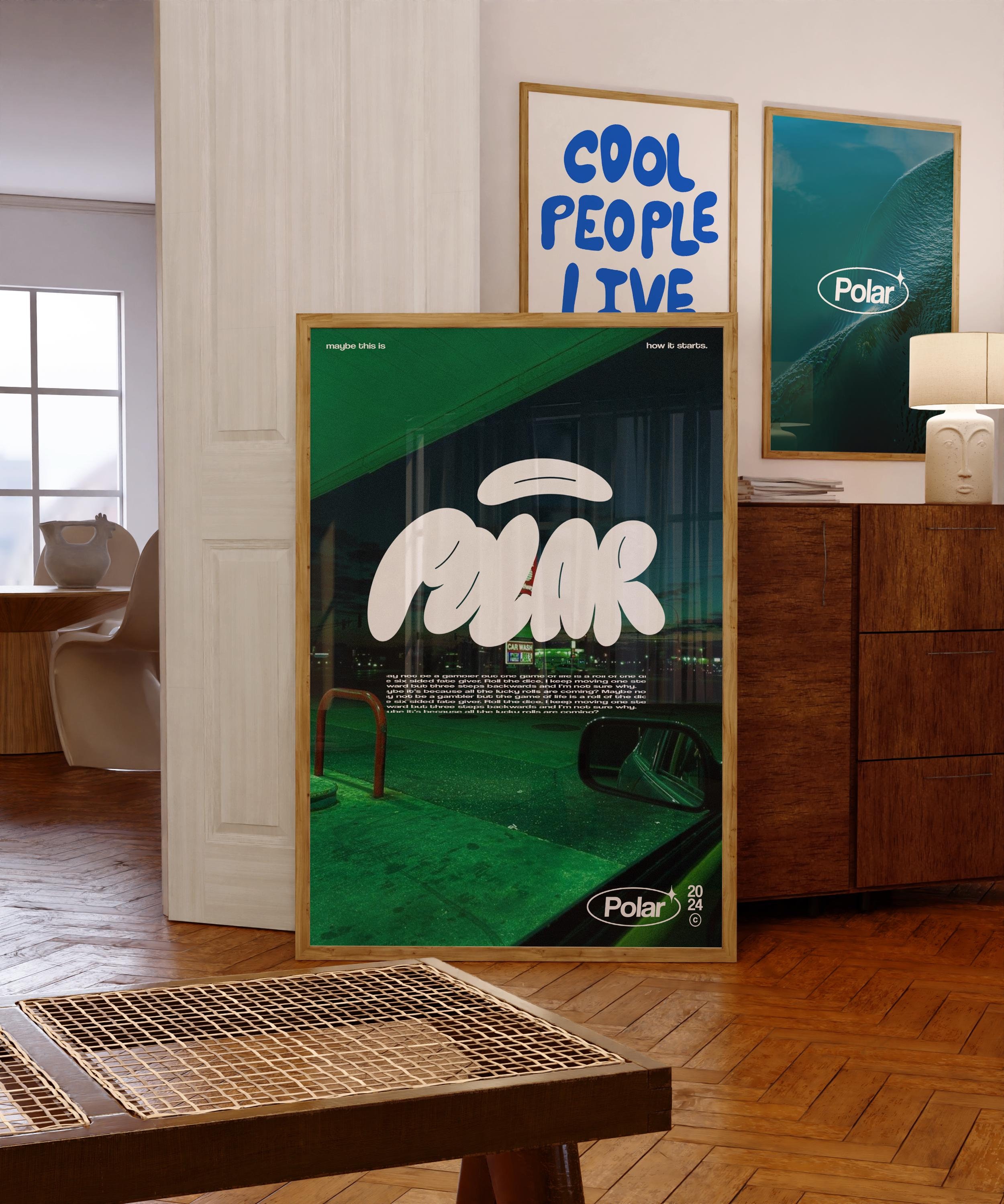 Trendy Polar Brand Poster, Aesthetic Room Wall Art - Etsy