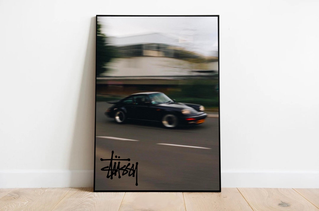 Stussy Posters for Bedroom Brand Print Poster Car Poster Wall Art Cool ...