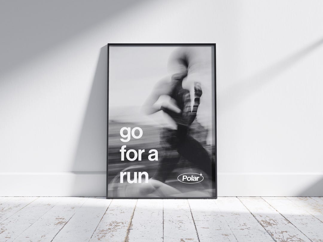 Running Art Print – Modern Bedroom Wall Art - Motivational Poster - Etsy