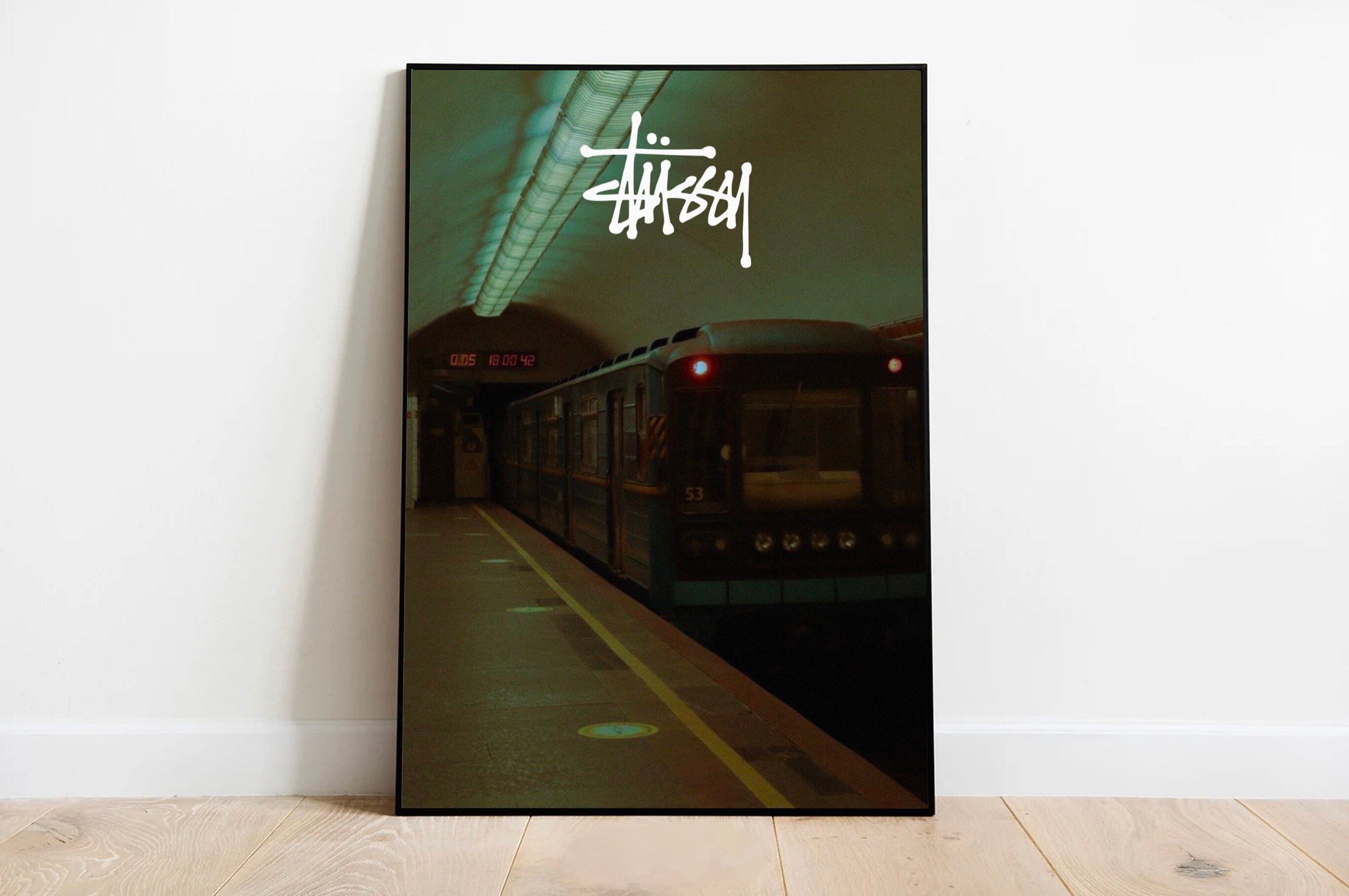 Stussy Posters for Bedroom Brand Print Poster Aesthetic Wall Art Cool ...