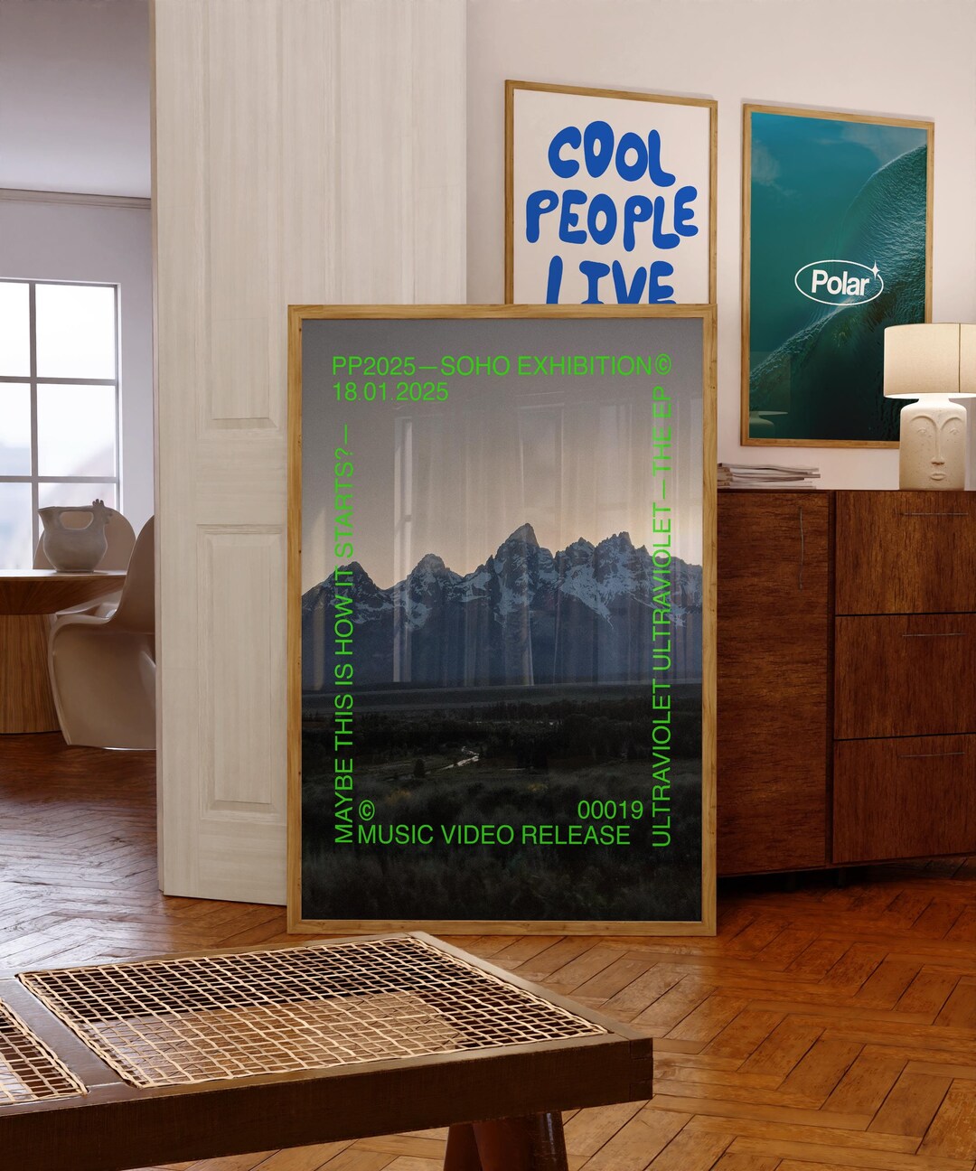 Soho Exhibition Poster, Mountain View Print, Music Video Art - Etsy