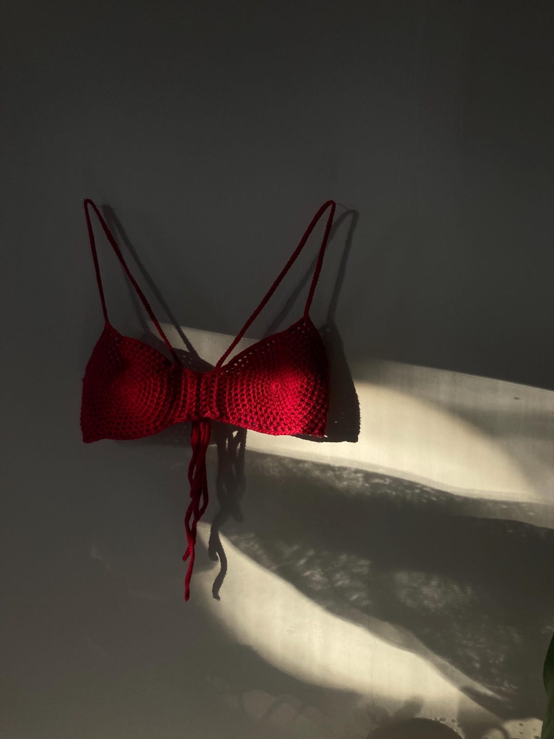 CUSTOM - Net Bralette - Crochet Bralette - Corset Back Tie - Adjustable ...