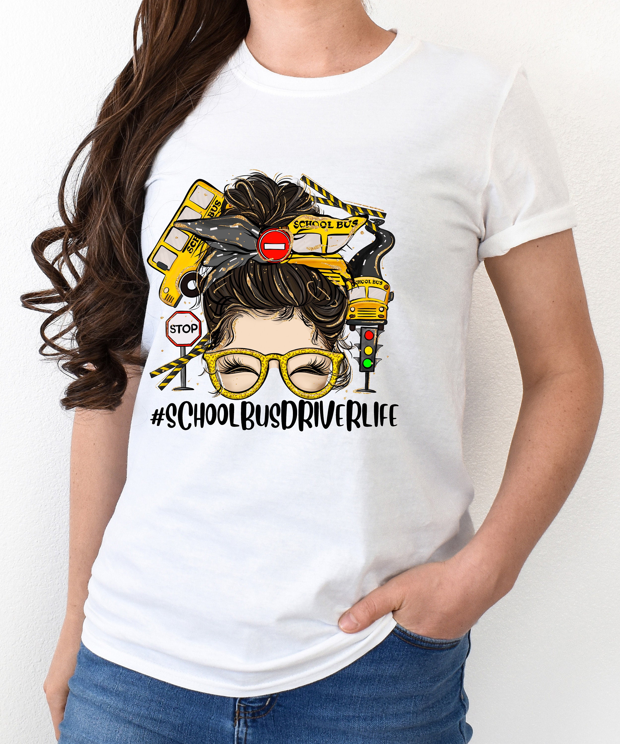 School Bus Driver Shirt, Bus Driver T-shirt, Gift for Bus Driver, Bus ...