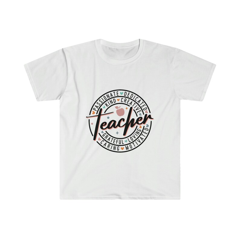 Teacher Appreciation T-shirt, Passionate Teacher T-shirt, Dedicated ...