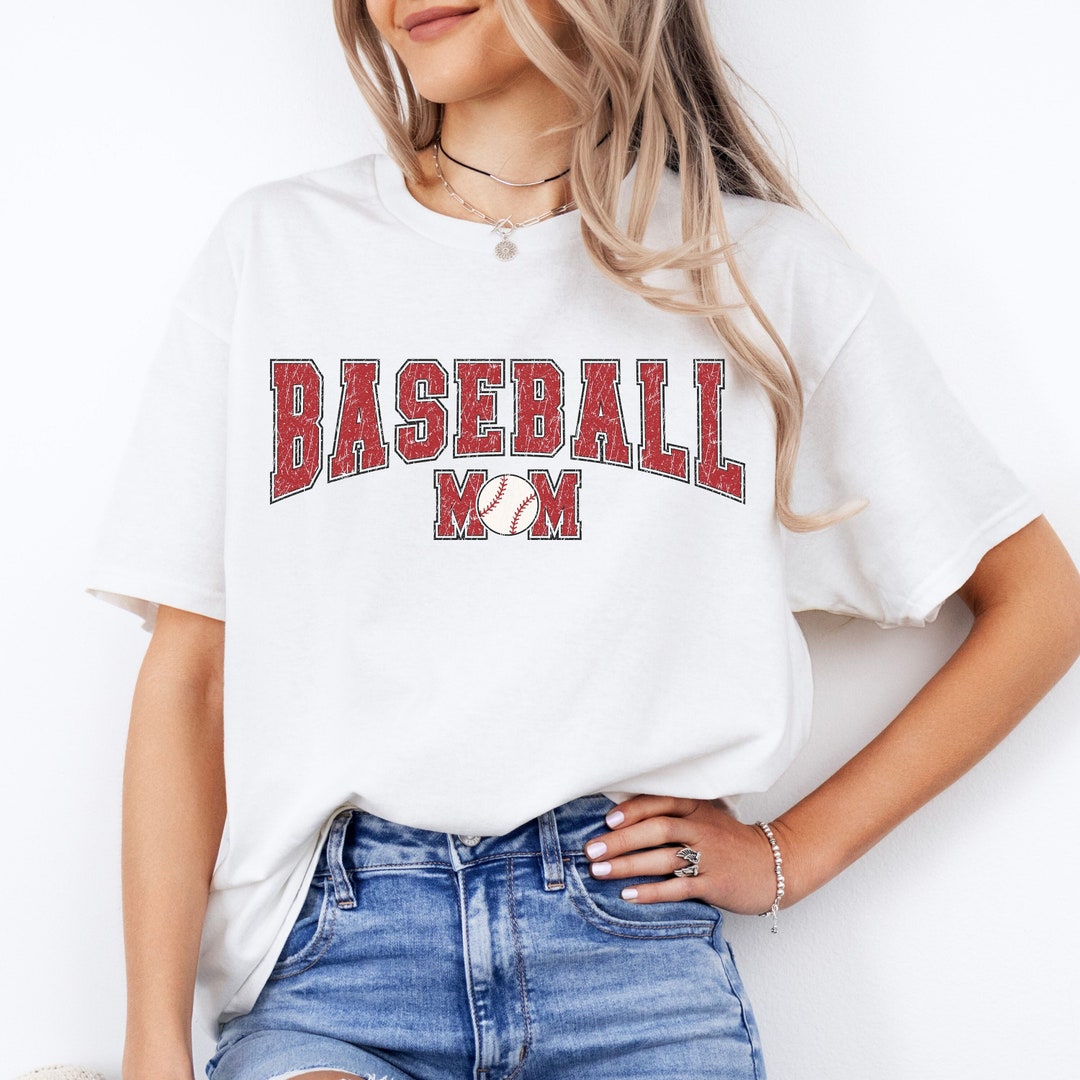 Baseball Mom Tshirt, Baseball Mama, Mom Baseball Tee, Baseball Shirt ...