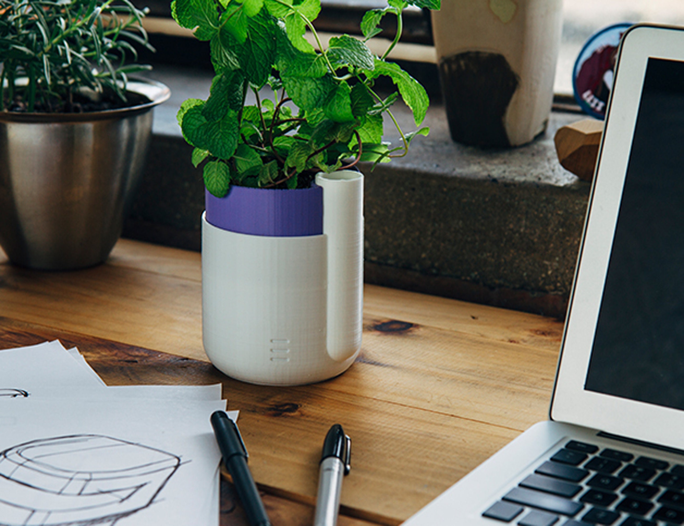 3D Printer Files | Self Watering Planter | 3D Stl - Etsy