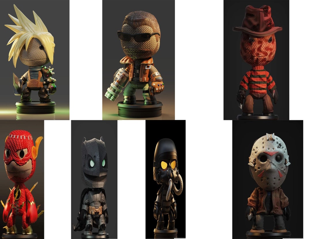 8 Pieces Titans Figurine I Stl Files - Etsy