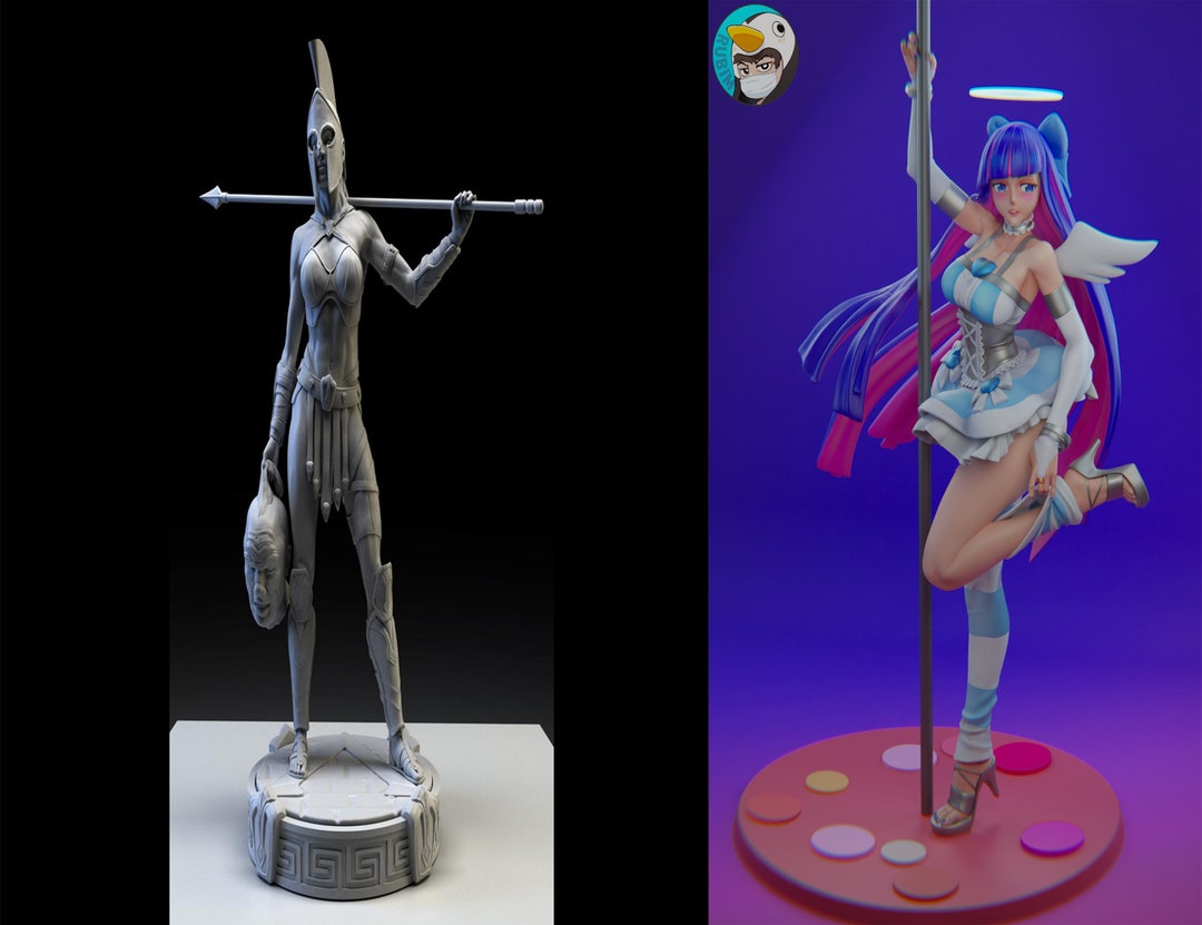 Lady Warrior L NSFW Figurines L Two Packs in One - Etsy