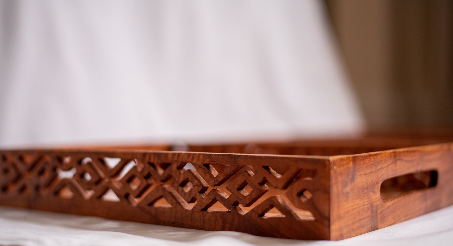 Handcrafted Wooden Tray Set | Dining | Walnut Wood | Gifts | Wooden Art ...