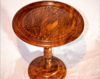 Unique Handcrafted Wooden Table With Intricate Engravings: A Timeless ...