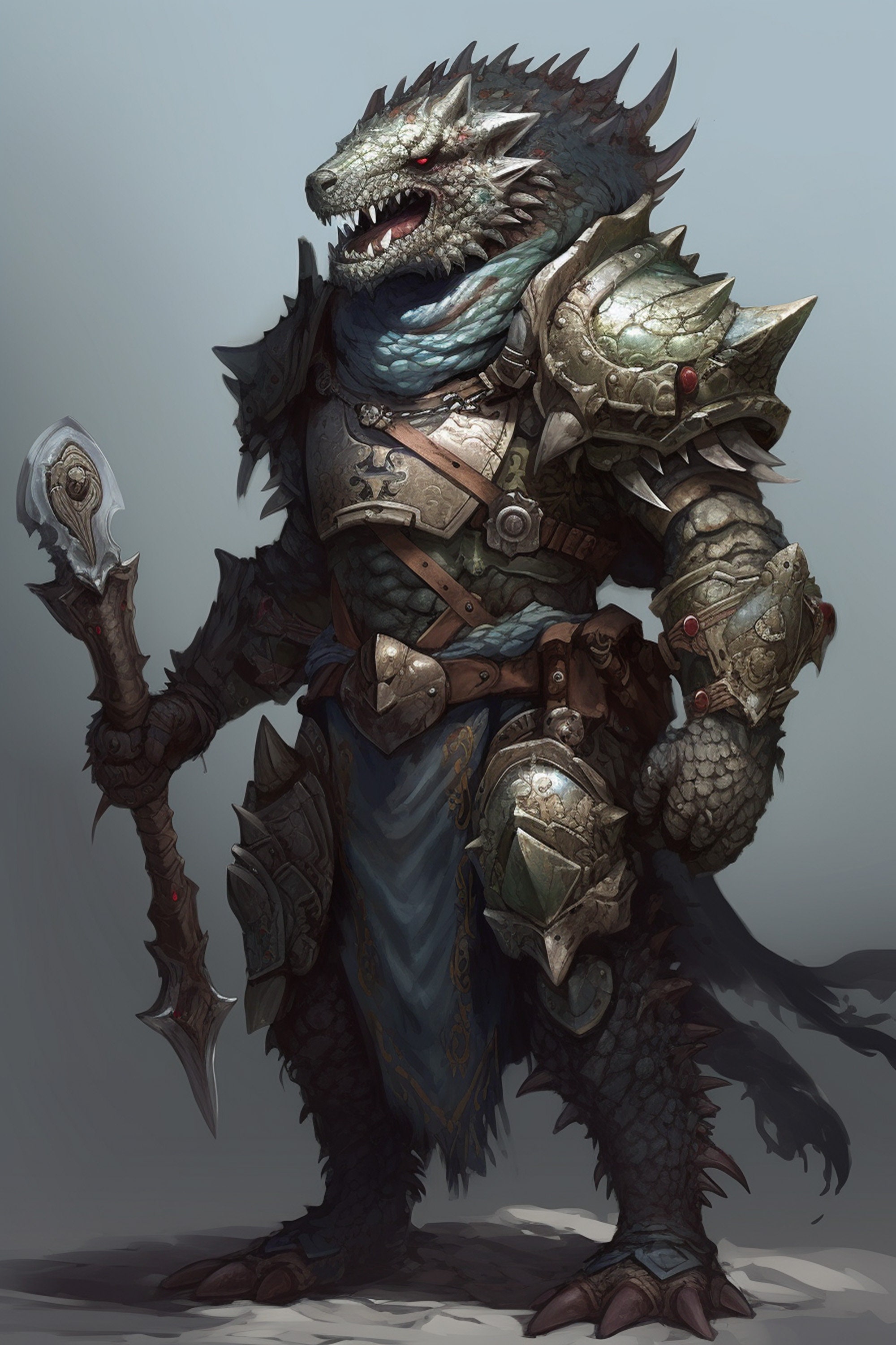 Dragonborn Collection of 20 Dragonborn Male Warriors Images for Your ...