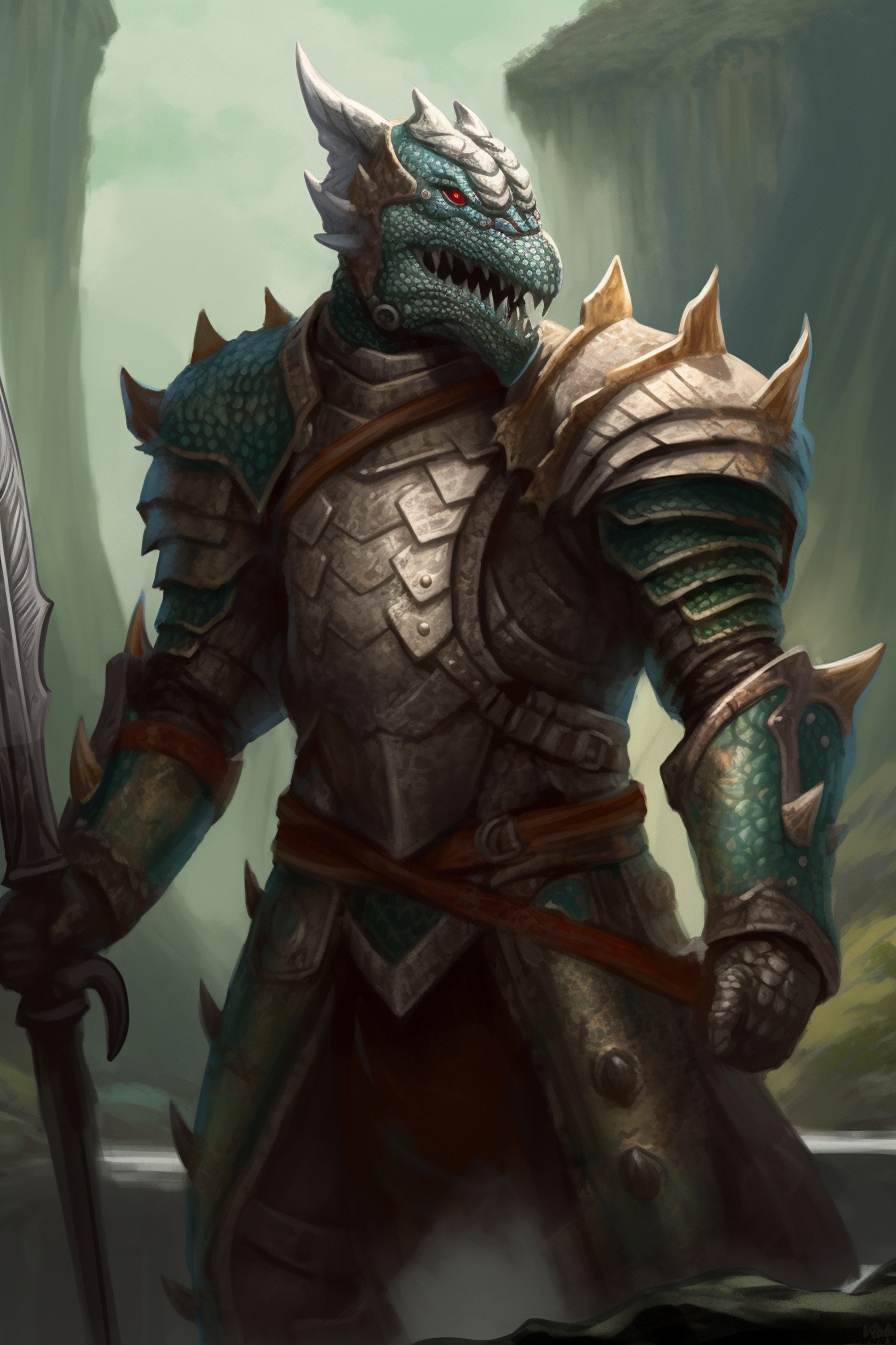 Dragonborn - Collection of 20 Dragonborn Male Warriors Images for Your ...