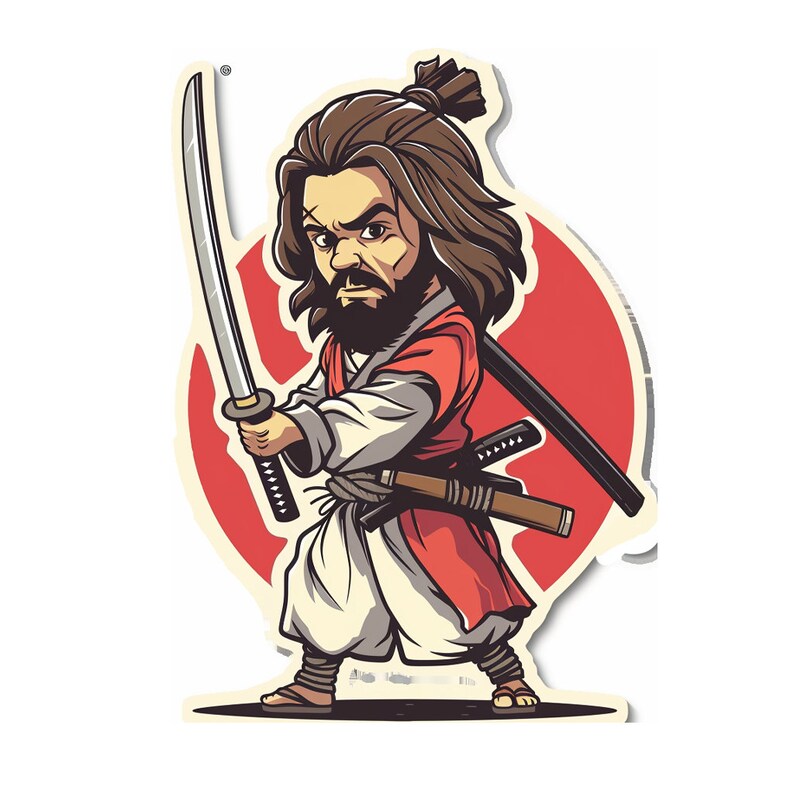 Jesus Christ Samurai Christian SVG PNG Religious Svg Motivational ...