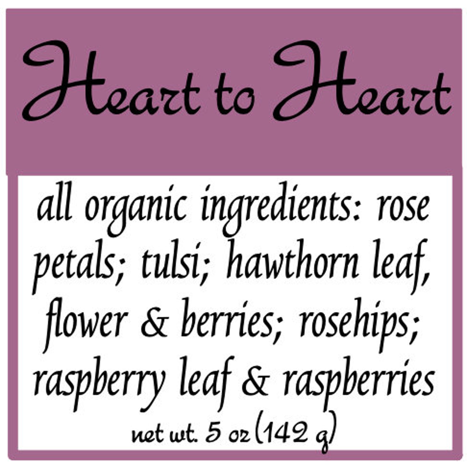 Heart to Heart Loose Leaf Herbal Tea - Etsy