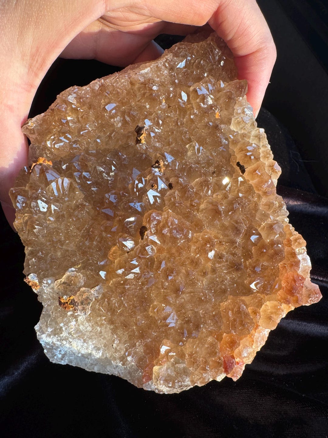 Missouri Druzy Quartz With Smoky Phantoms - Etsy