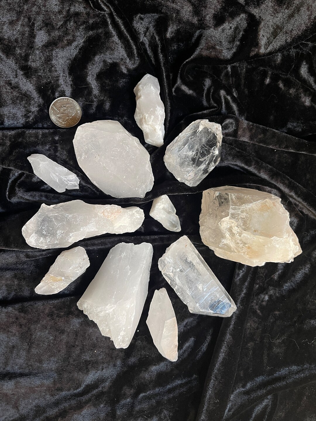 Lot of 11 Arkansas Quartz Crystals - Etsy