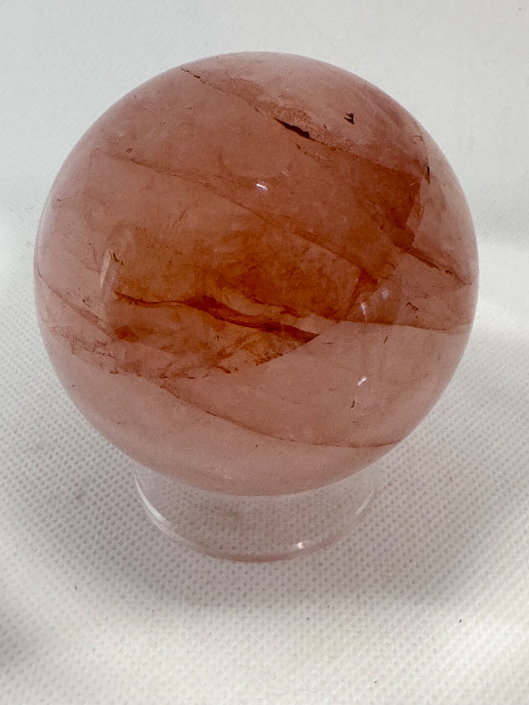 Red Hematoid Quartz Aka Fire Quartz Sphere - Etsy