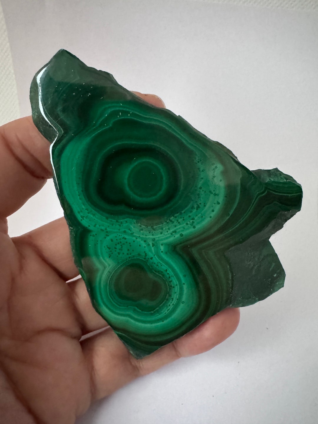 Polished Malachite Slab - Etsy