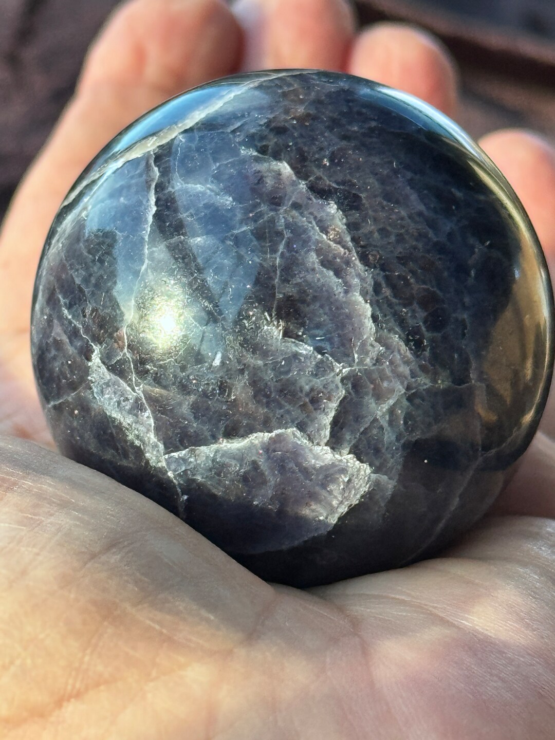 Iolite Sphere - Etsy
