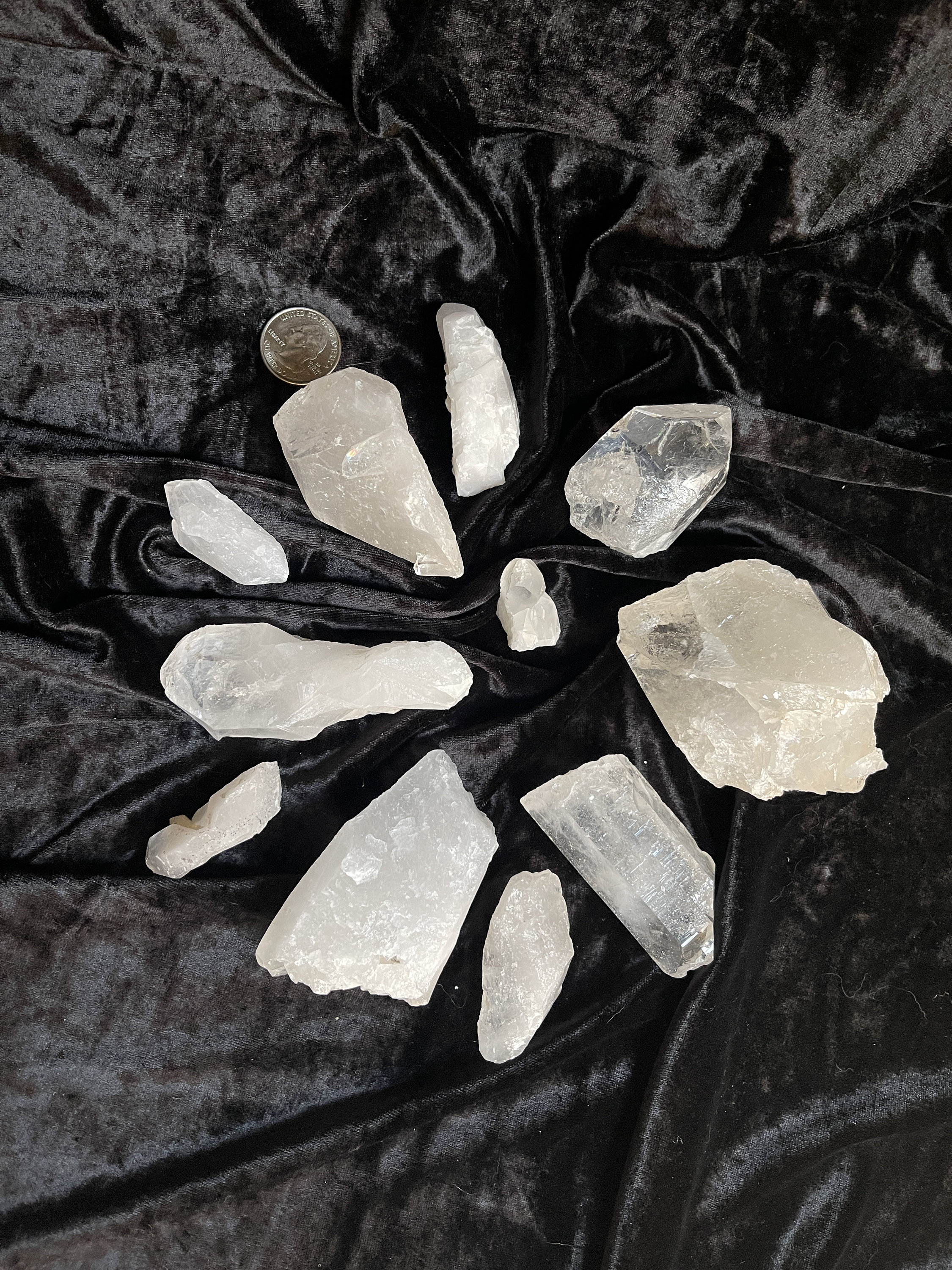 Lot of 11 Arkansas Quartz Crystals - Etsy