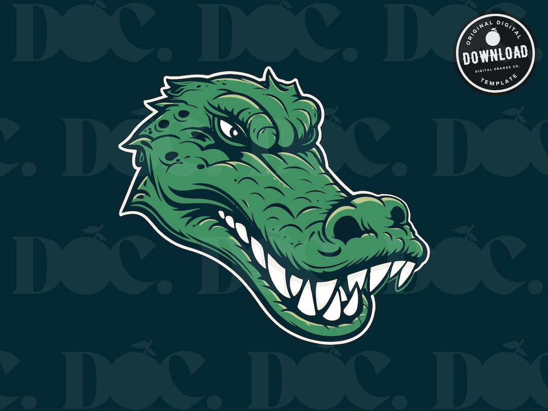 Fierce Alligator SVG Cricut Cut File Perfect for Alligator - Etsy