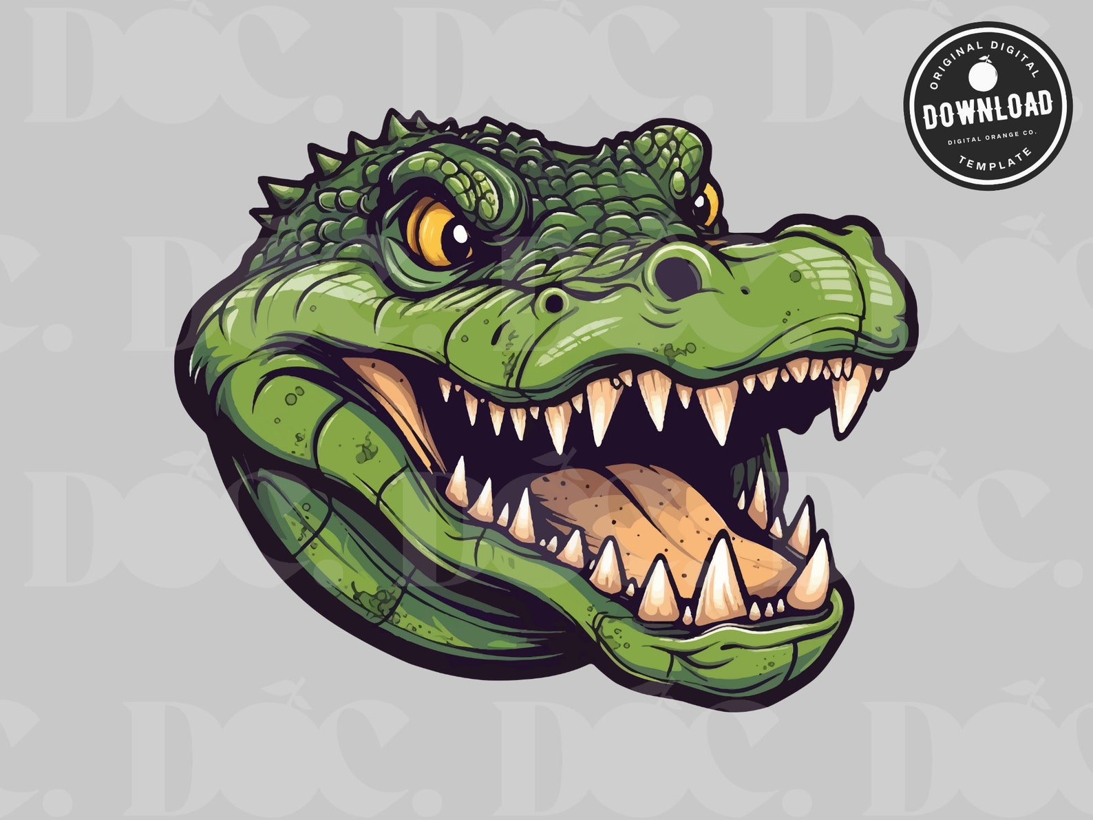 Fearless Frank Alligator SVG: Cricut Cut File (digital Download) - Etsy