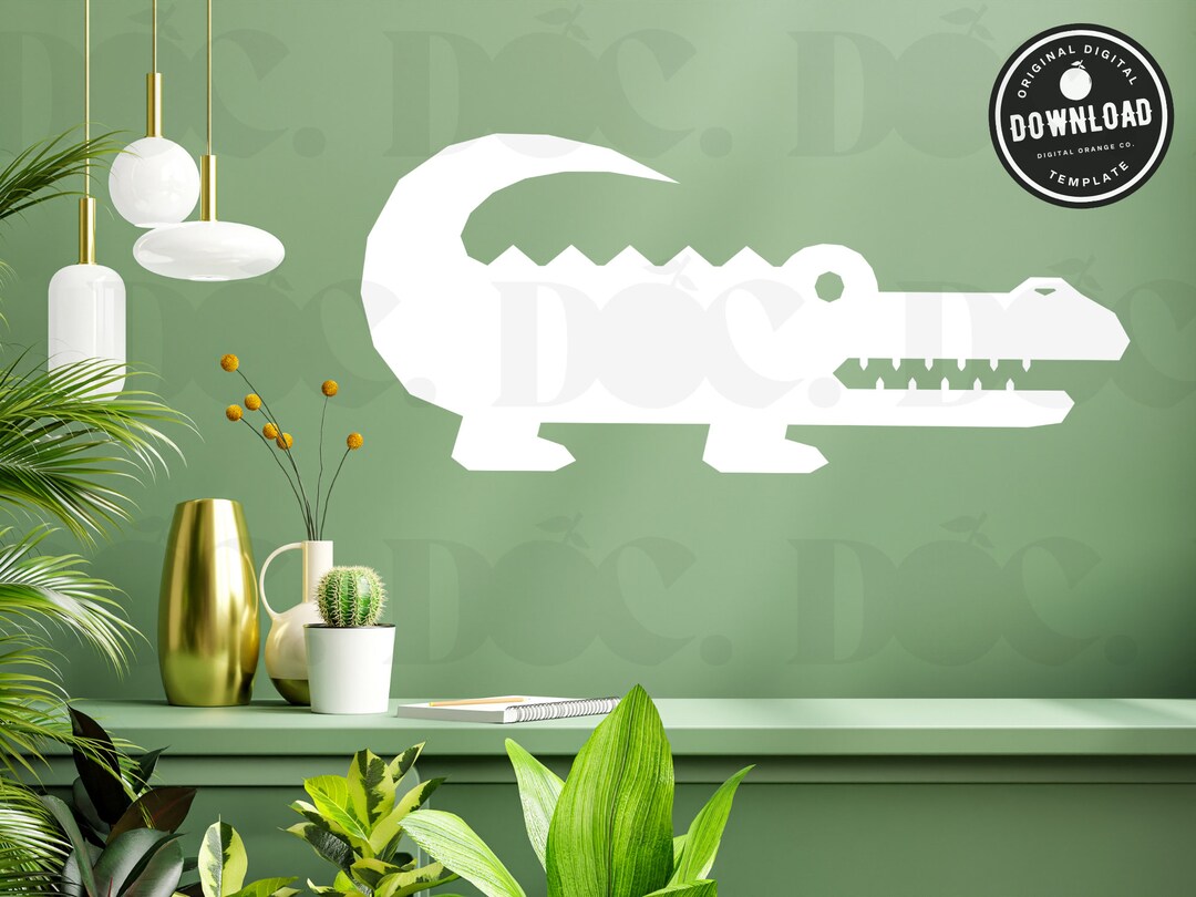 Alligator SVG File: Cricut Cut File, DIY Crafts (digital Download) - Etsy