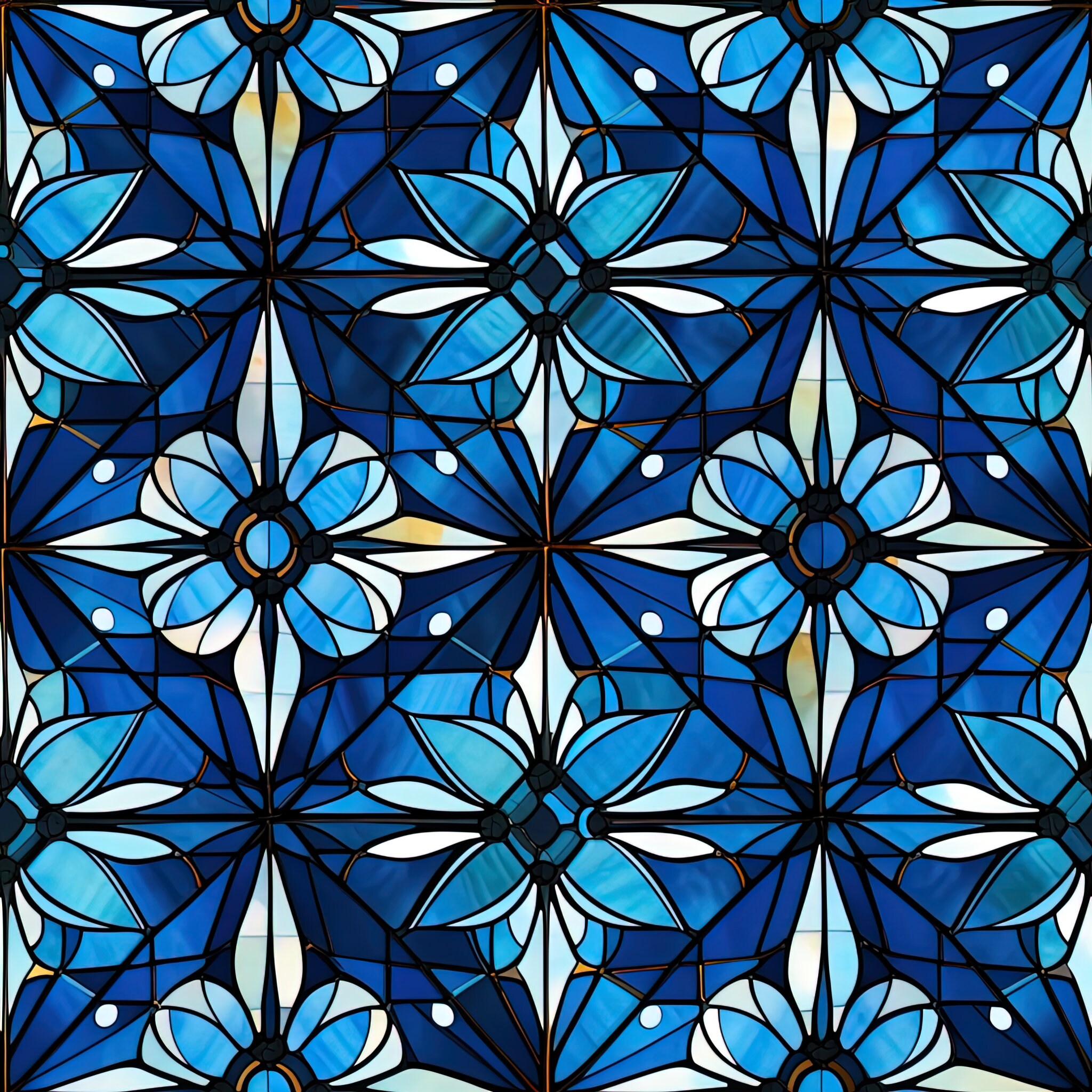 Stained Glass Theme Designs Seamless Tileable Set 1 Format - Etsy