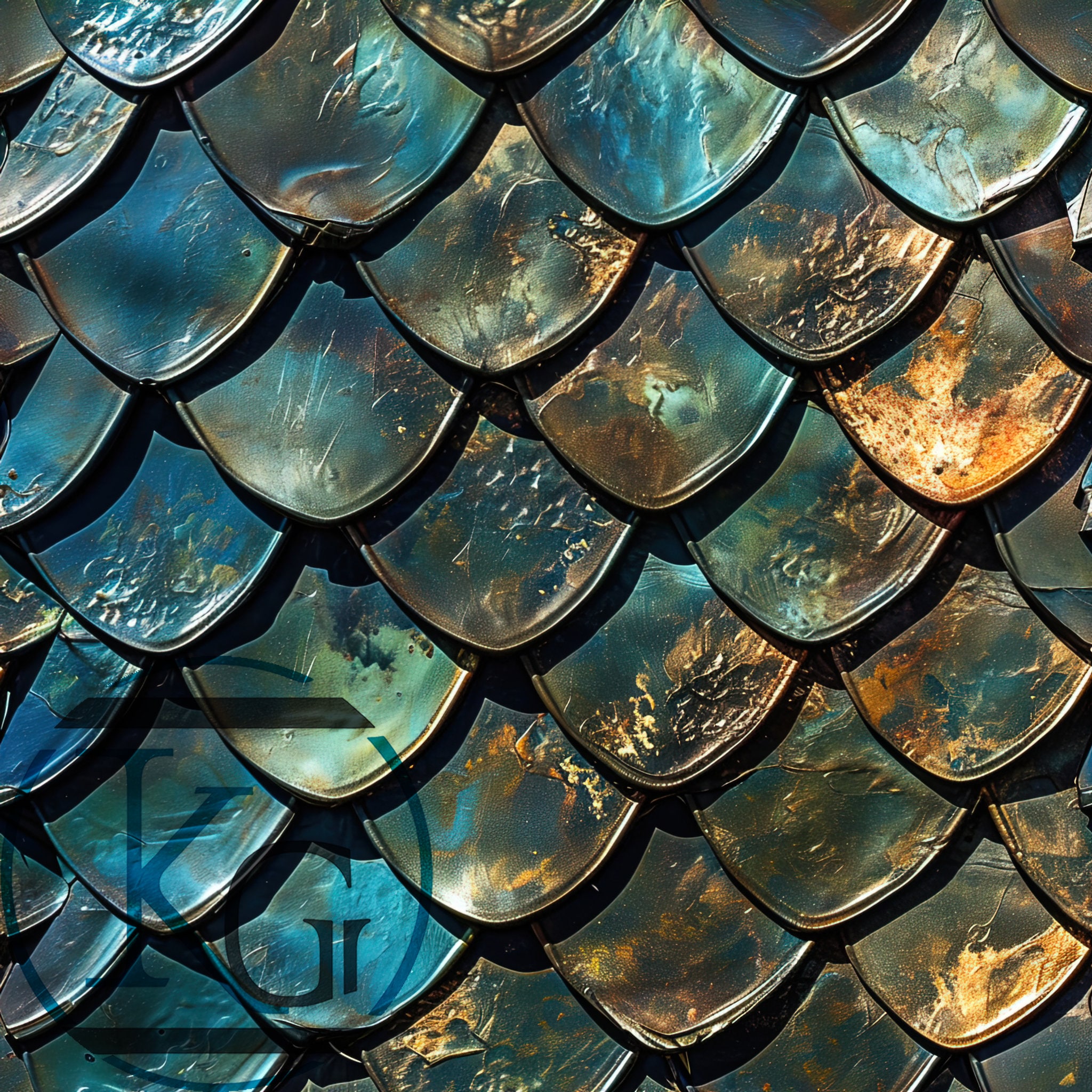 Dragon Scales Designs, Seamless, Tileable, Set 2, Format JPG 2K ...