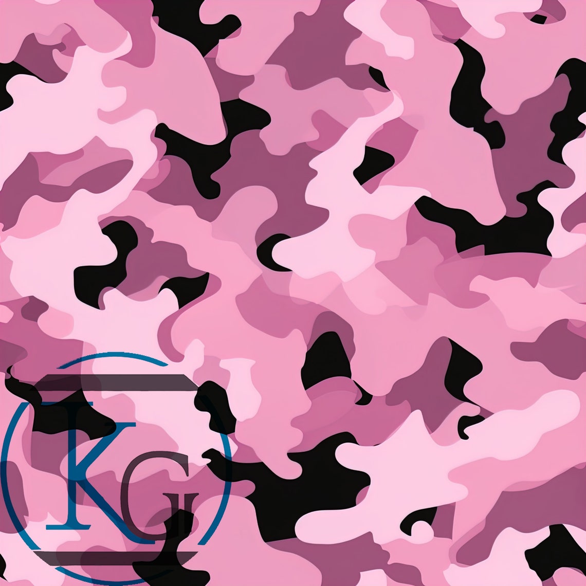 Pink Camo Designs, Seamless, Tileable, Set 1, Format JPG 2K Resolution ...