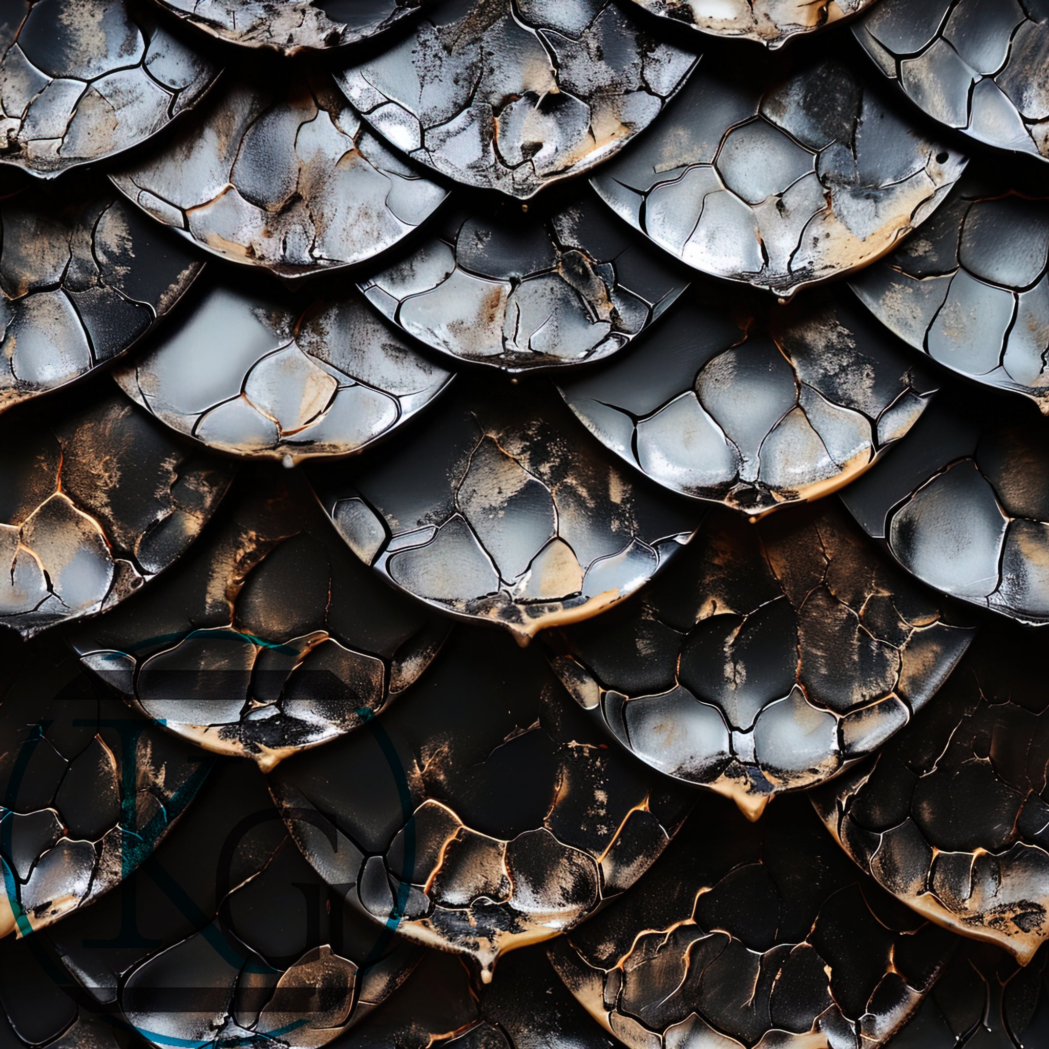 Dragon Scales Designs, Seamless, Tileable, Set 2, Format JPG 2K ...