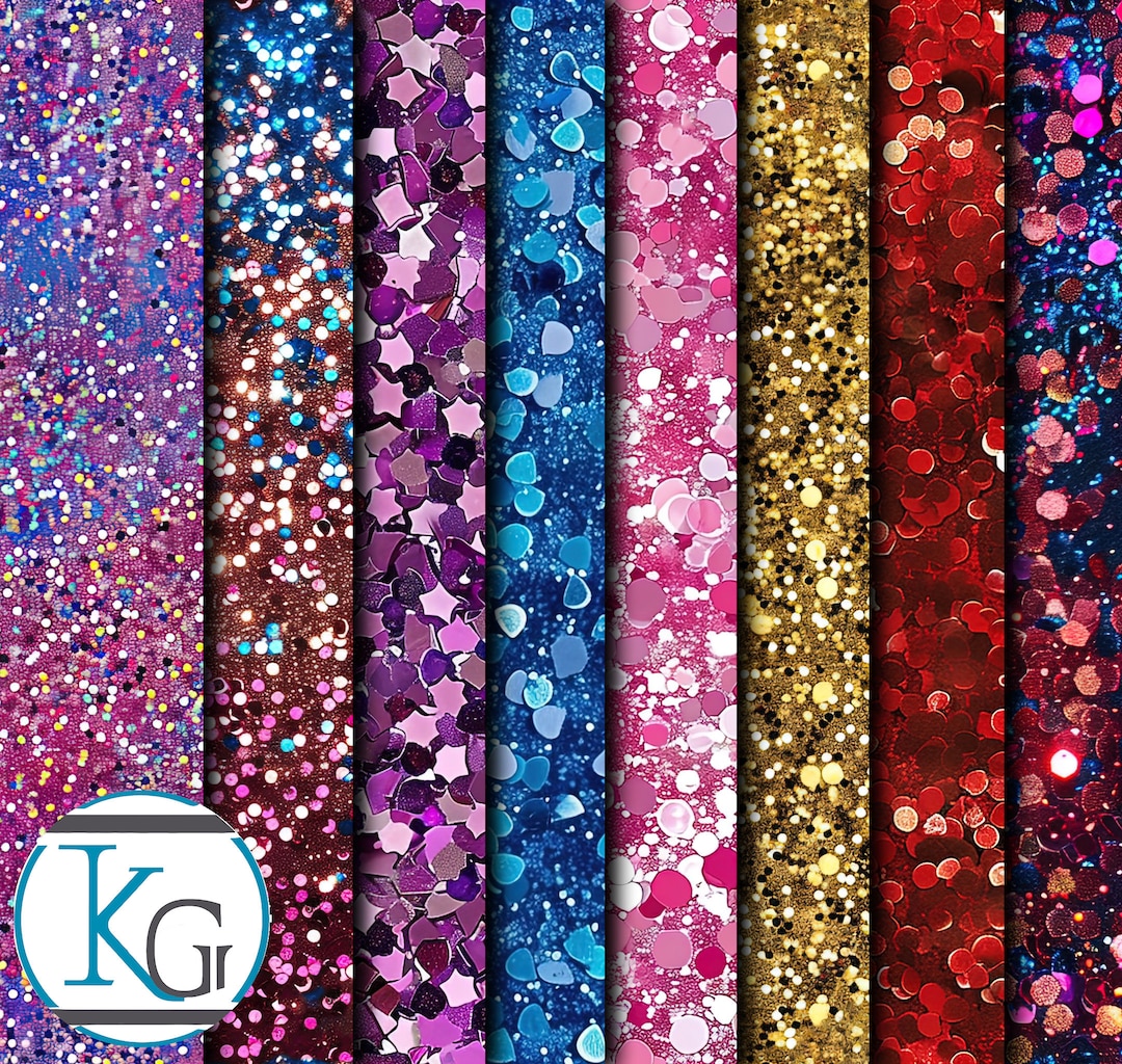 Glitter Inspired Designs Theme, Seamless, Tileable, Set 1, Format JPG ...