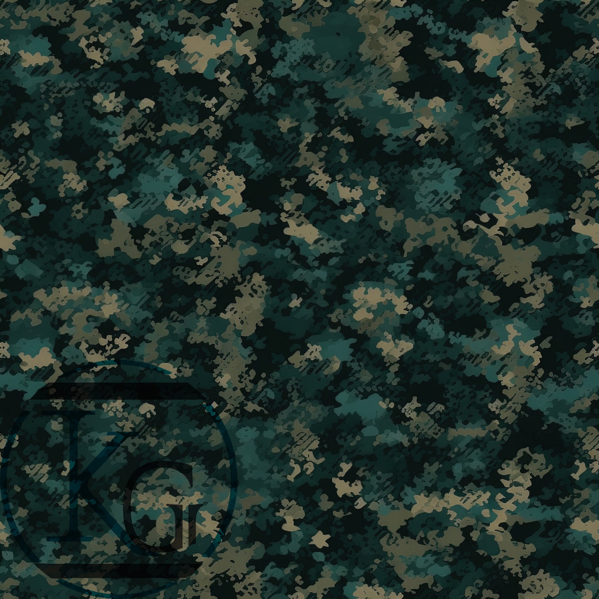 Green Camo Designs, Seamless, Tileable, Set 1, Format JPG 2K Resolution ...
