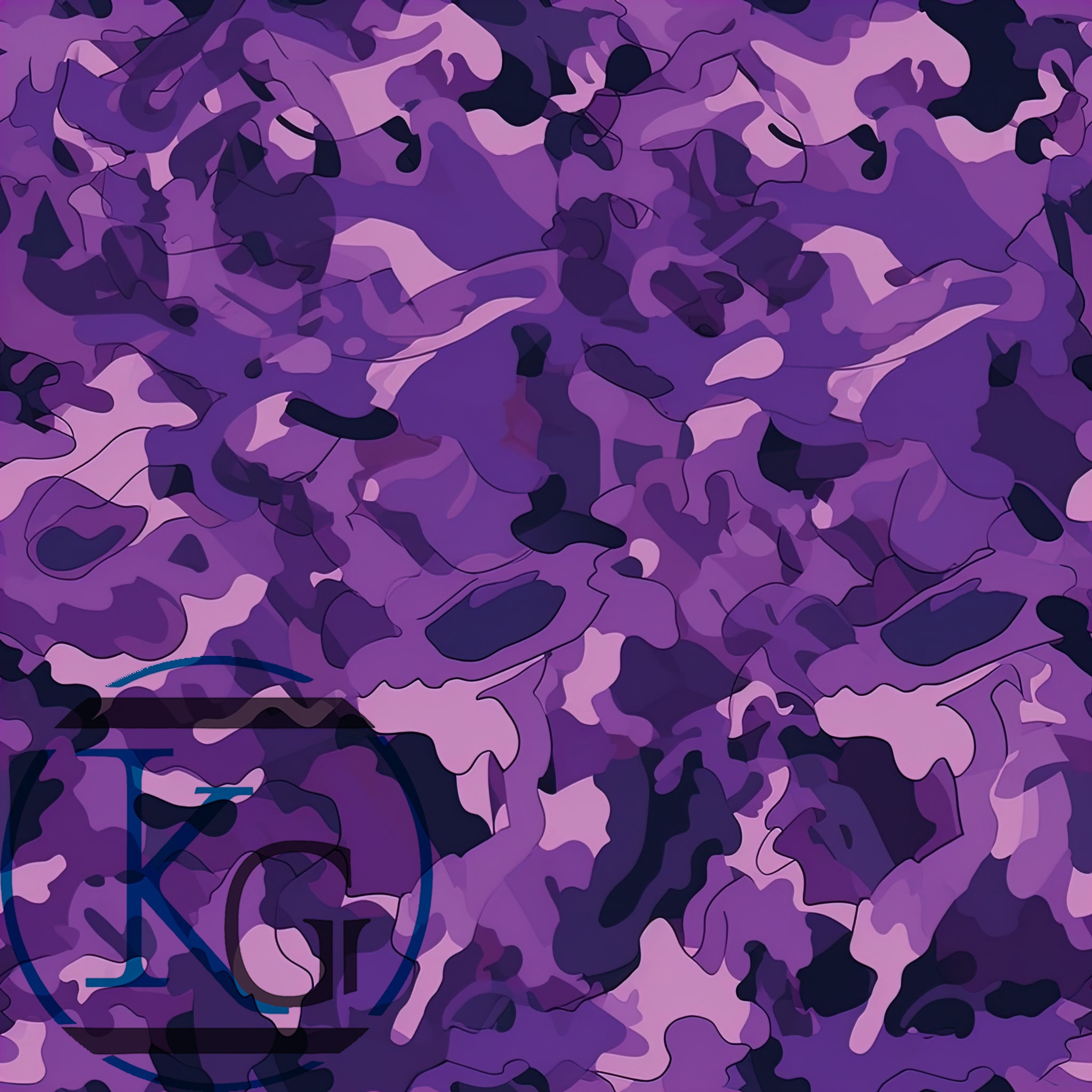 Purple Camo Designs, Seamless, Tileable, Set 1, Format JPG 2K ...
