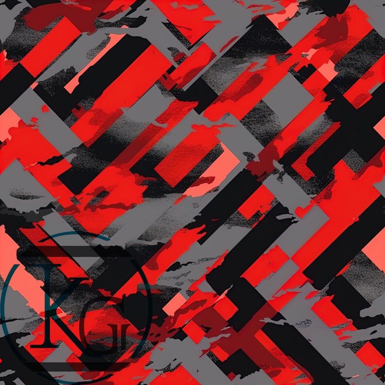 Red Camo Designs, Seamless, Tileable, Format JPG 2K Resolution, 8 ...
